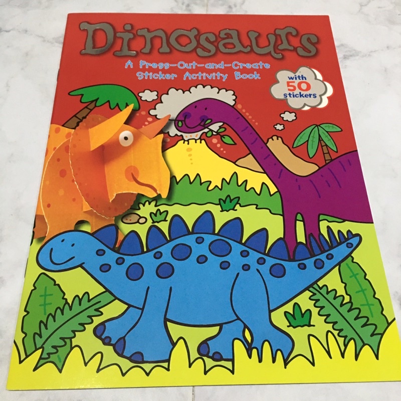 Jual buku aktivitas anak mewarnai belajar menggunting menempel sticker ...