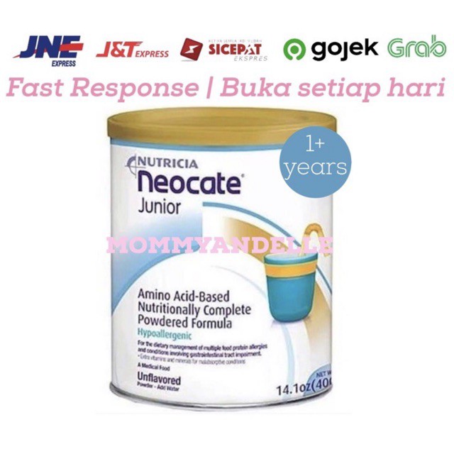 Jual Nutricia Neocate Junior 400gram 1-12Thn EXP 09/24 (susu alergi ...