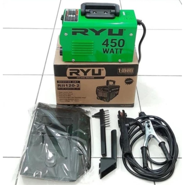 Jual Mesin las Ryu 450 watt -Inverter Ryu RII 120-2 | Shopee Indonesia