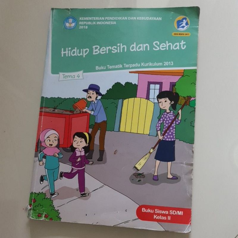 Jual Buku Kelas 2 Sd Tema 4 Hidup Bersih Dan Sehat Shopee Indonesia