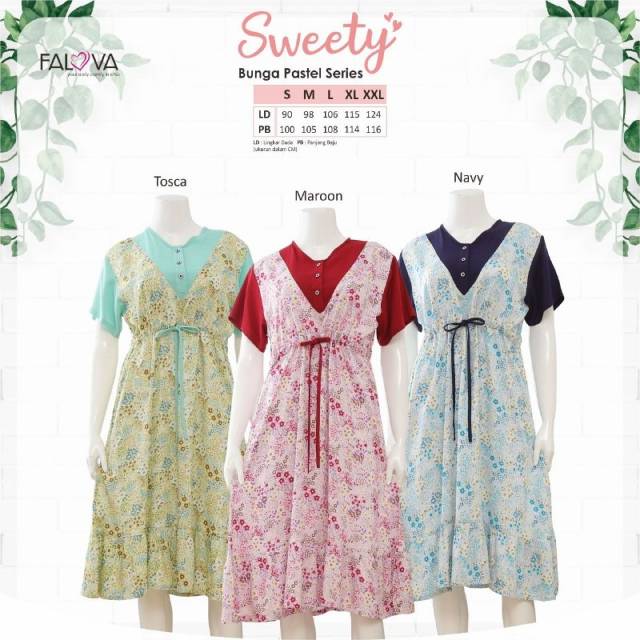 Jual Homedress Sweety by Falova | Shopee Indonesia