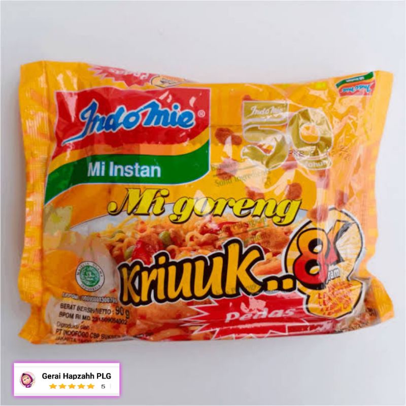 Jual Indomie Goreng Kriuk Kriuuk Pedas 8x | Shopee Indonesia
