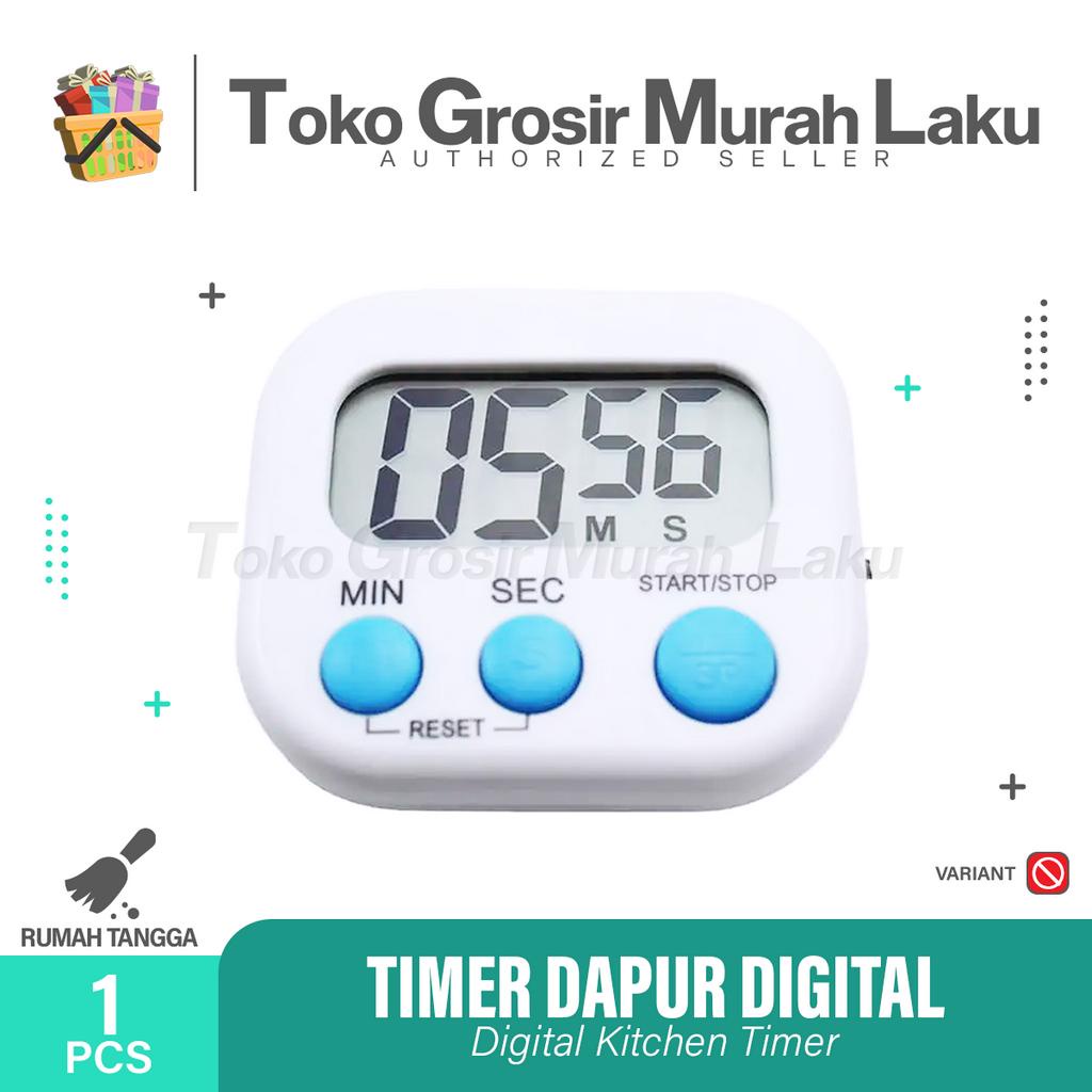 Jual Digital Kitchen Timer Alarm Dapur Masak Clock Stopwatch Jam Digital | Shopee Indonesia
