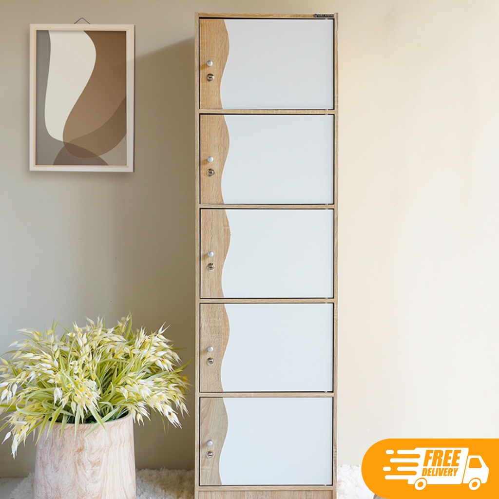 Jual Uni Home - Rak 5 Susun | Rak Full Kunci | Loker Kunci | Lemari Rak ...