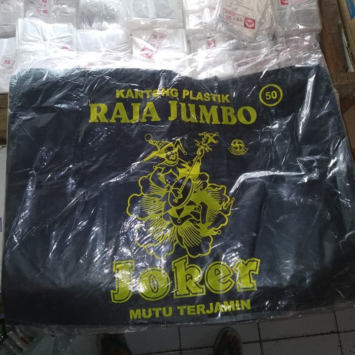 Jual Plastik Jumbo Hitam (uk 50 ) Raja Jumbo Susan | Shopee Indonesia