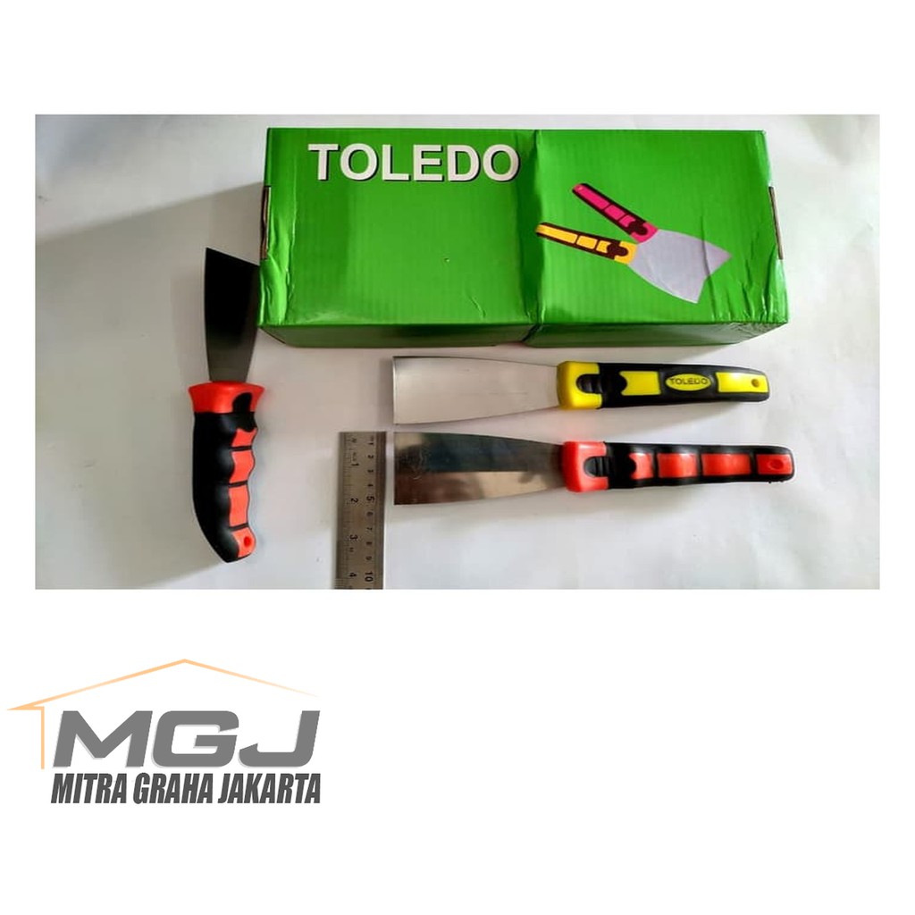 Jual Kape 2 inch Skop Semen Skrap Gypsum Pisau Sendok Ukir Cat MURAH ...