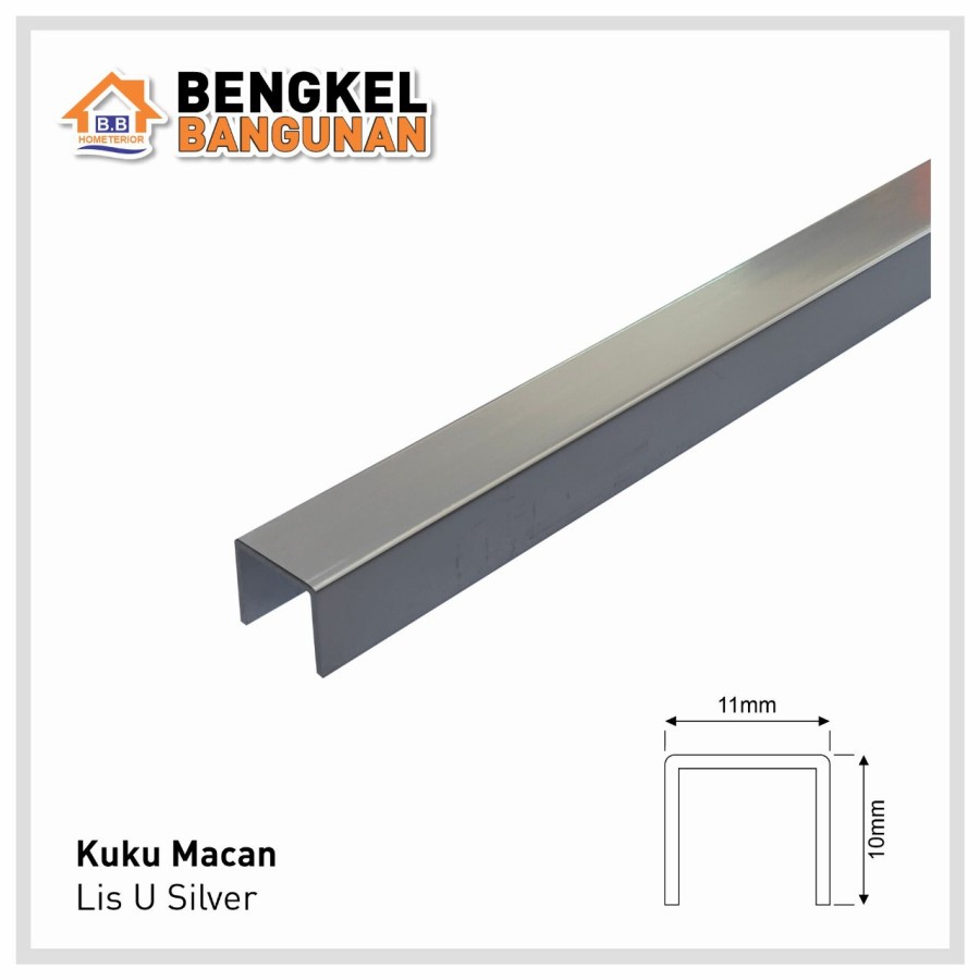 Jual List U Aluminium / U profile | Shopee Indonesia