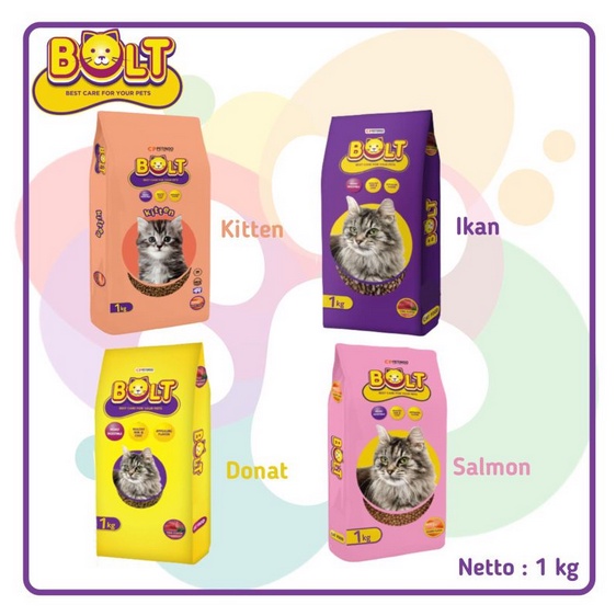Jual BOLT CATFOOD "KEMASAN BARU ISI 800GR/ PAKAN KUCING / rasa tuna ...