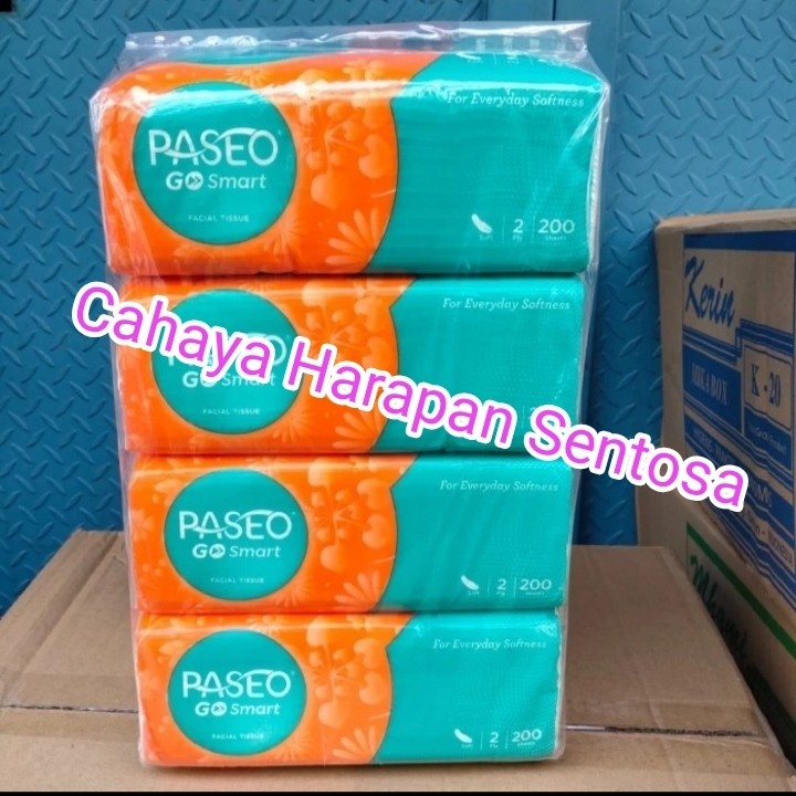 Jual BUNDLE 4 PC Tissue Facial Paseo 200'Sheet - Tissue Wajah Lembaran ...