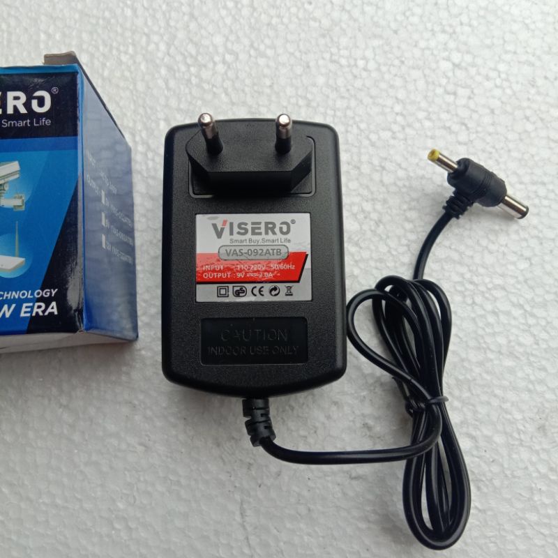 Jual Adaptor DC 9V 2A Visero jack T bisa untuk cas speaker aktif ...