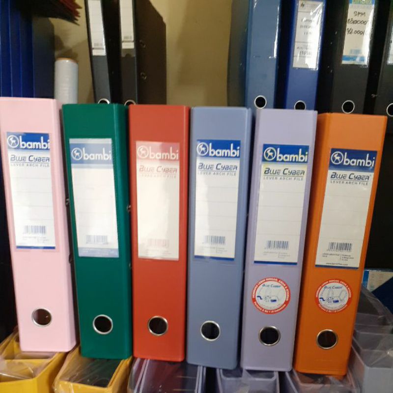 Jual ORDNER FOLIO BAMBI WARNA WARNI | Shopee Indonesia