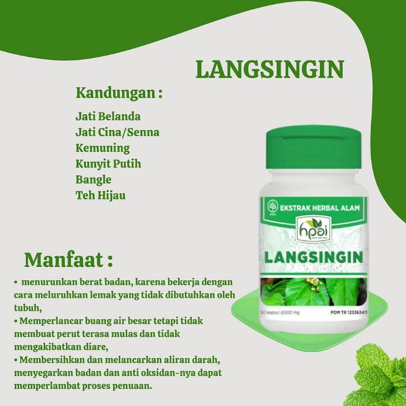 Jual LANGSINGIN HPAI (Menurunkan Berat Badan) | Shopee Indonesia