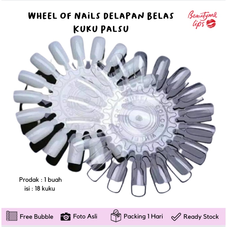 Jual FRS (SATUAN) BENING / PUTIH Wheel Of Nails Delapan Belas Kuku ...