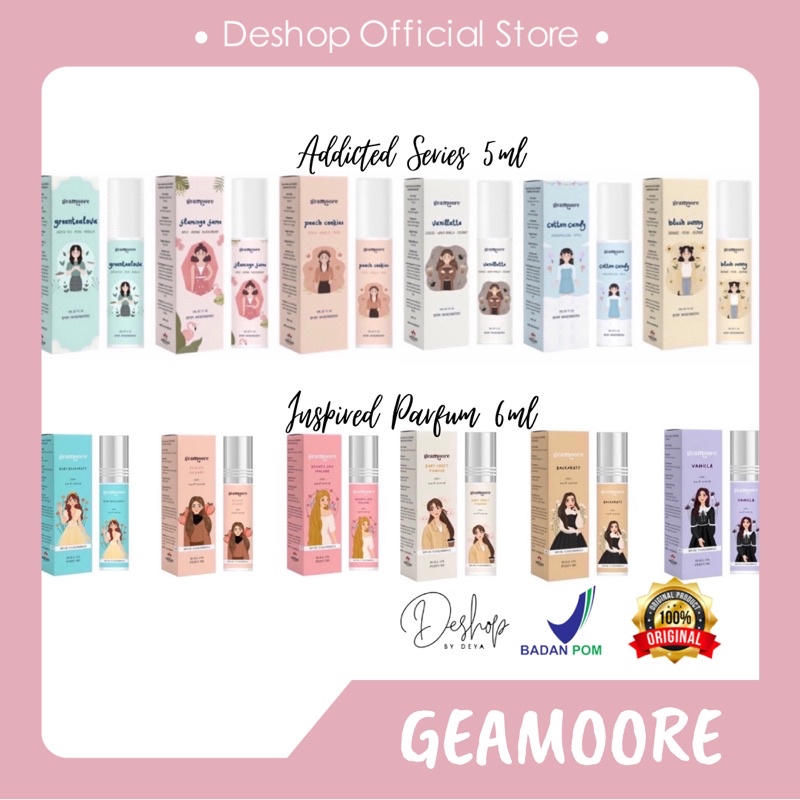 Jual GEAMOORE PARFUM ROLL 5ml / GEAMOORE 6ML ROLL ON | Shopee Indonesia