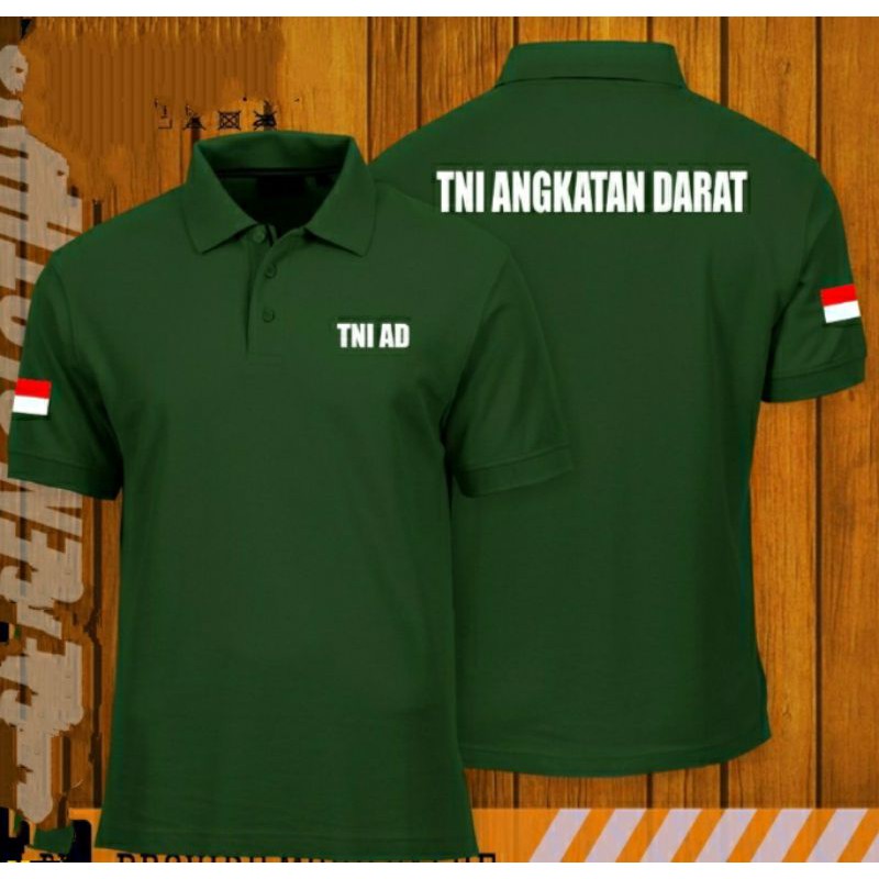 Jual Kaos TNI ad Kaos TNI angkatan darat kaos polo TNI ad polo shirt ...
