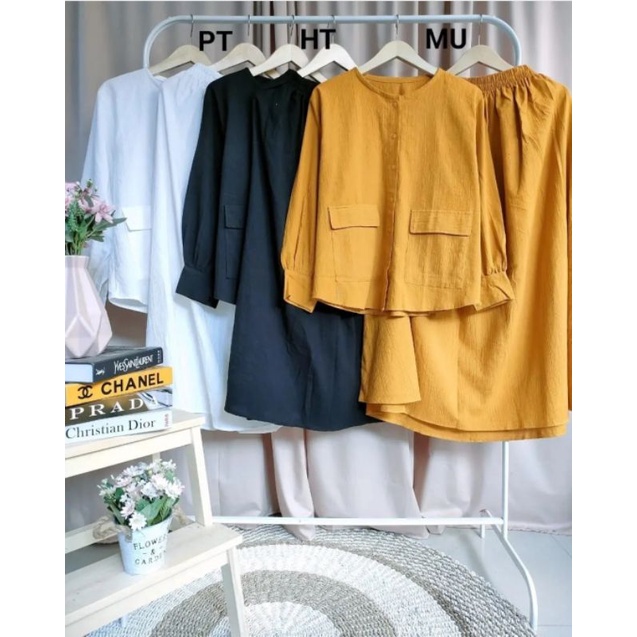 Jual Zahra Set (Hitam) | Shopee Indonesia