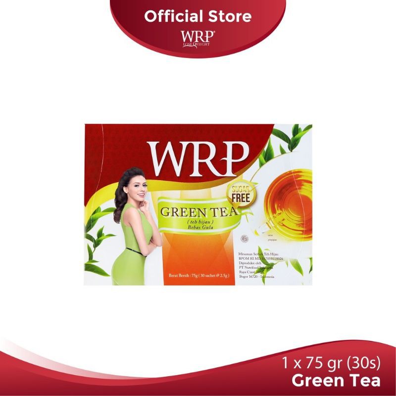 Jual WRP green tea 30's teh diet | Shopee Indonesia