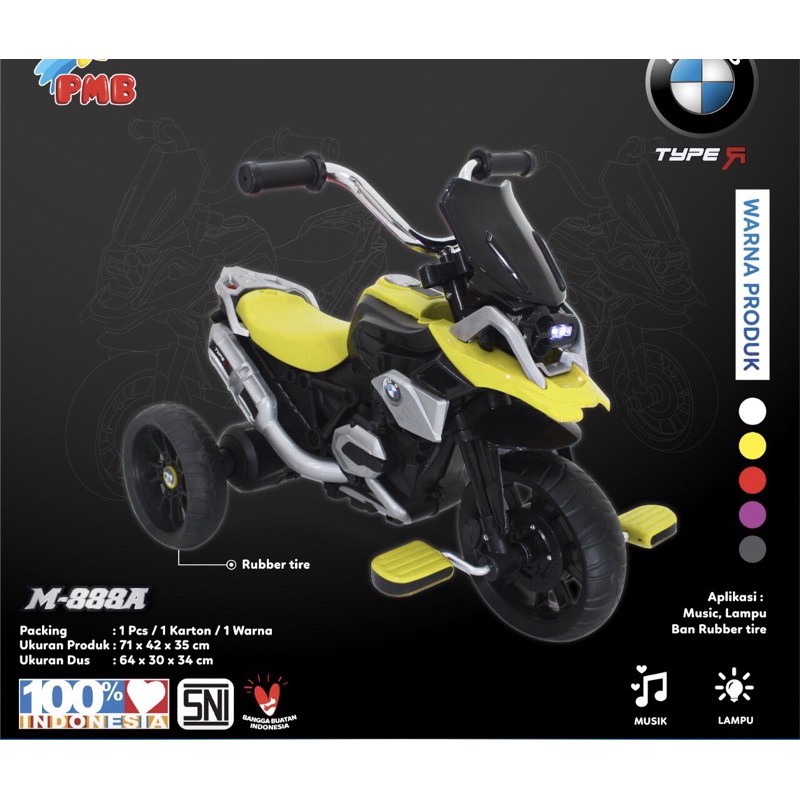Jual Sepeda Motor Aki Anak PMB MOTOR TYPE 888-A (GOWES) 888 (AKI ...