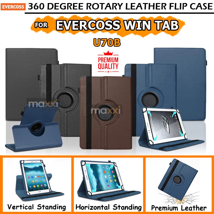 Jual Evercoss Win Tab U70B 7.0 7inch HP Tablet Bookcover Flipcover Flip ...