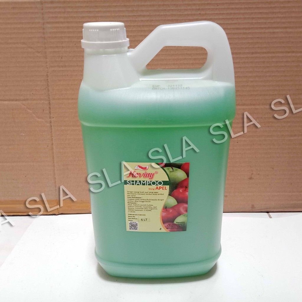 Jual SHAMPOO WANGI APEL 5 LTR HEVINY / SHAMPOO SALON / PERAWATAN RAMBUT ...