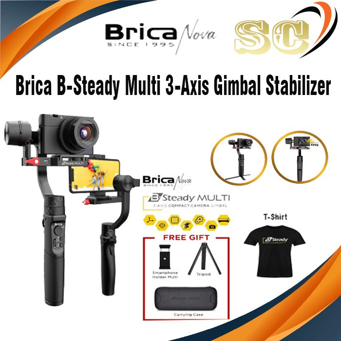 Jual Brica B-Steady Multi B Steady Compact Camera - Gimbal Stabilizer ...