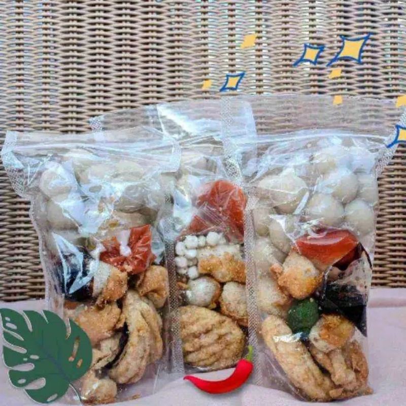 Jual Baso Aci Paket 3 bungkus Bakso Aci instan Garut | Shopee Indonesia