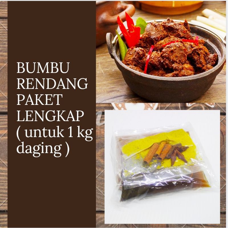 Jual Bumbu Rendang Barkat Paket Lengkap 100 gr | Shopee Indonesia