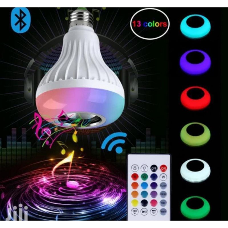 Jual Lampu Led Music Bluetooth / Bohlam Speaker Music Bluetooth ...
