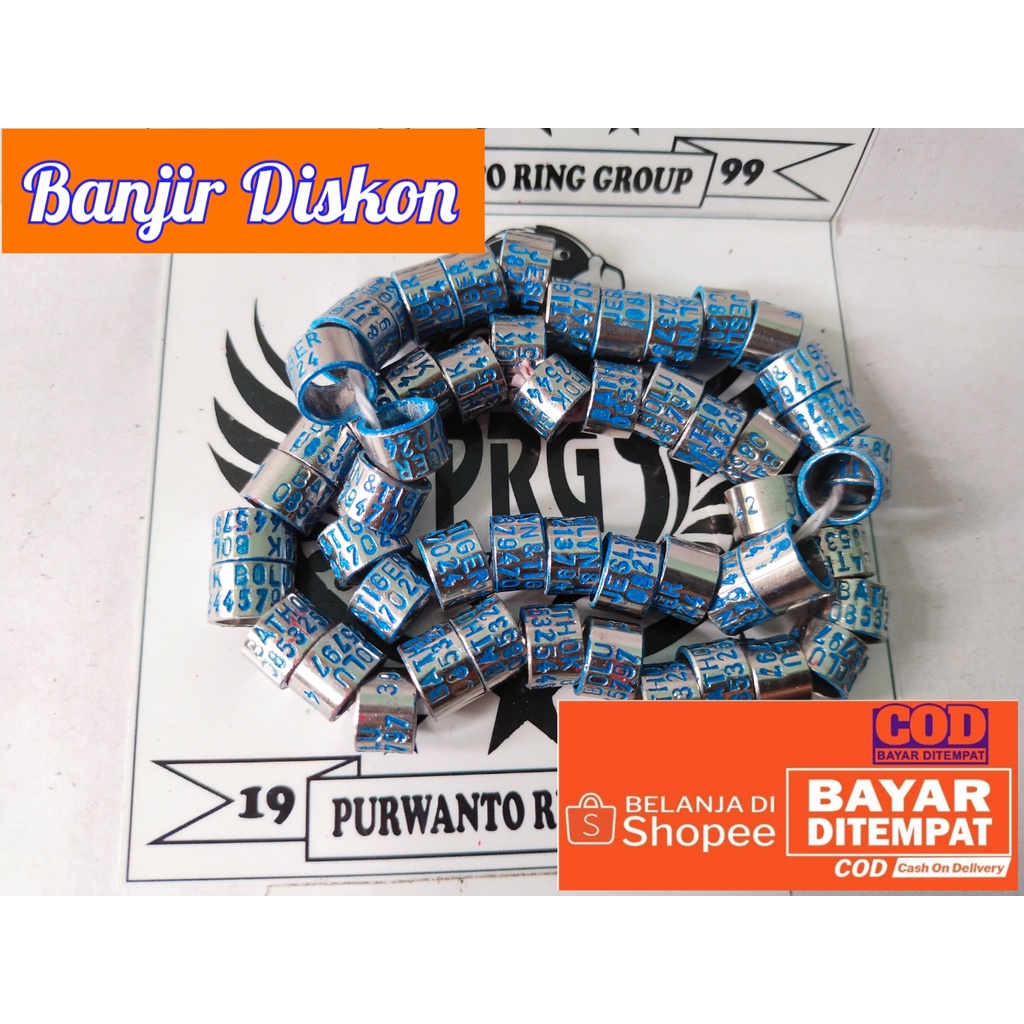Jual RING MERPATI MURAH RING DARA NURI REQUEST NAMA RING BURUNG BAJA ...