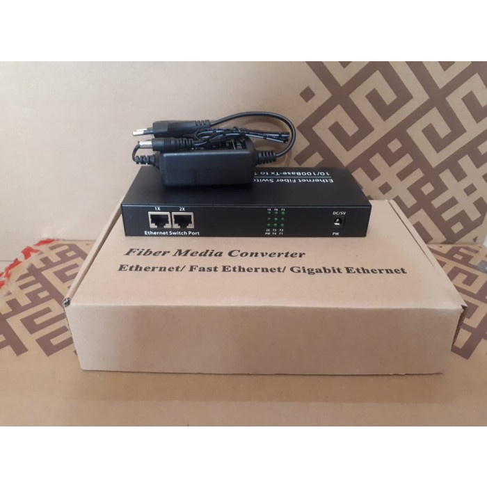 Jual Media Converter 6 Port Fo 2 Port Lan 10/100 Terlaris | Shopee Indonesia
