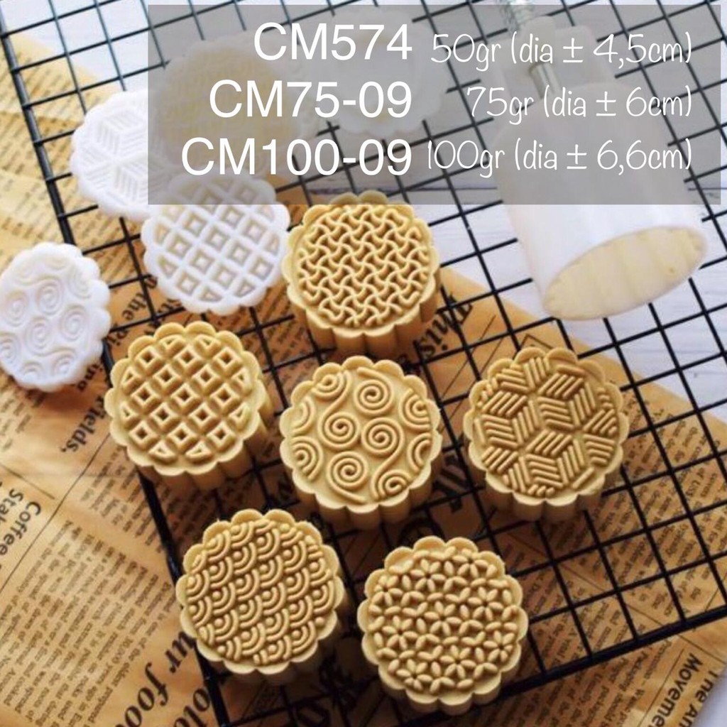 Jual CM574 Cetakan Mooncake Cookie Cutter CM50/ 50gr | Shopee Indonesia