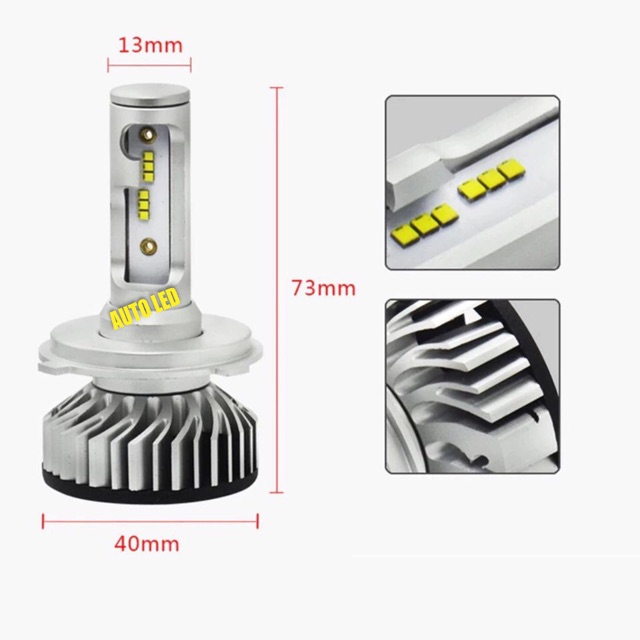 Jual Lampu Led H4 Original Cps Chip Cahaya Super Bright Garansi 1 Tahun ...
