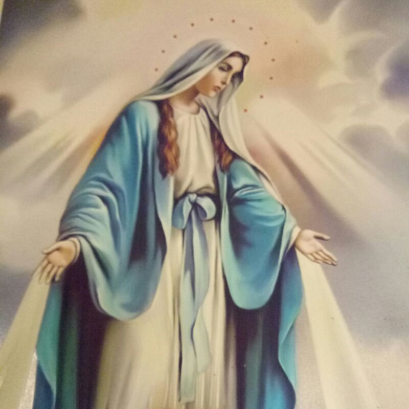 Jual Gambar lukisan rohani Bunda Maria | Shopee Indonesia