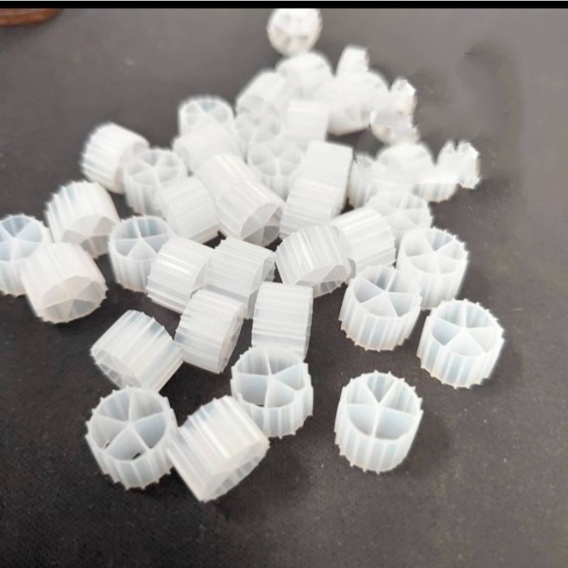 Jual Kaldnes Kaldness K1 Mini Mikro Filter Aquarium Kolam MBBR 50 gr ...