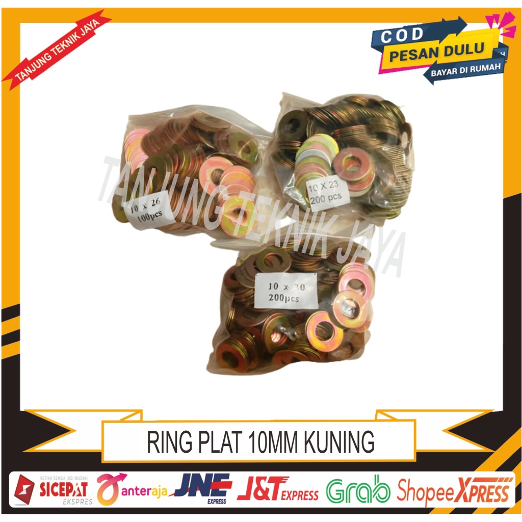 Jual 20 PCS RING PLAT M10 KUNINGAN GALVANIS MURAH BERKUALITAS | Shopee ...