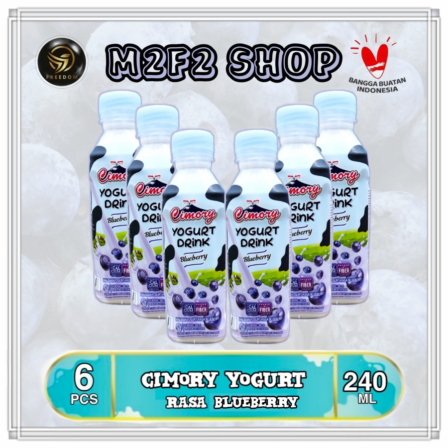 Jual Yogurt Cimory Drink Rasa Blueberry Botol Pet - 240 ml (Kemasan 6 Pcs) | Shopee Indonesia