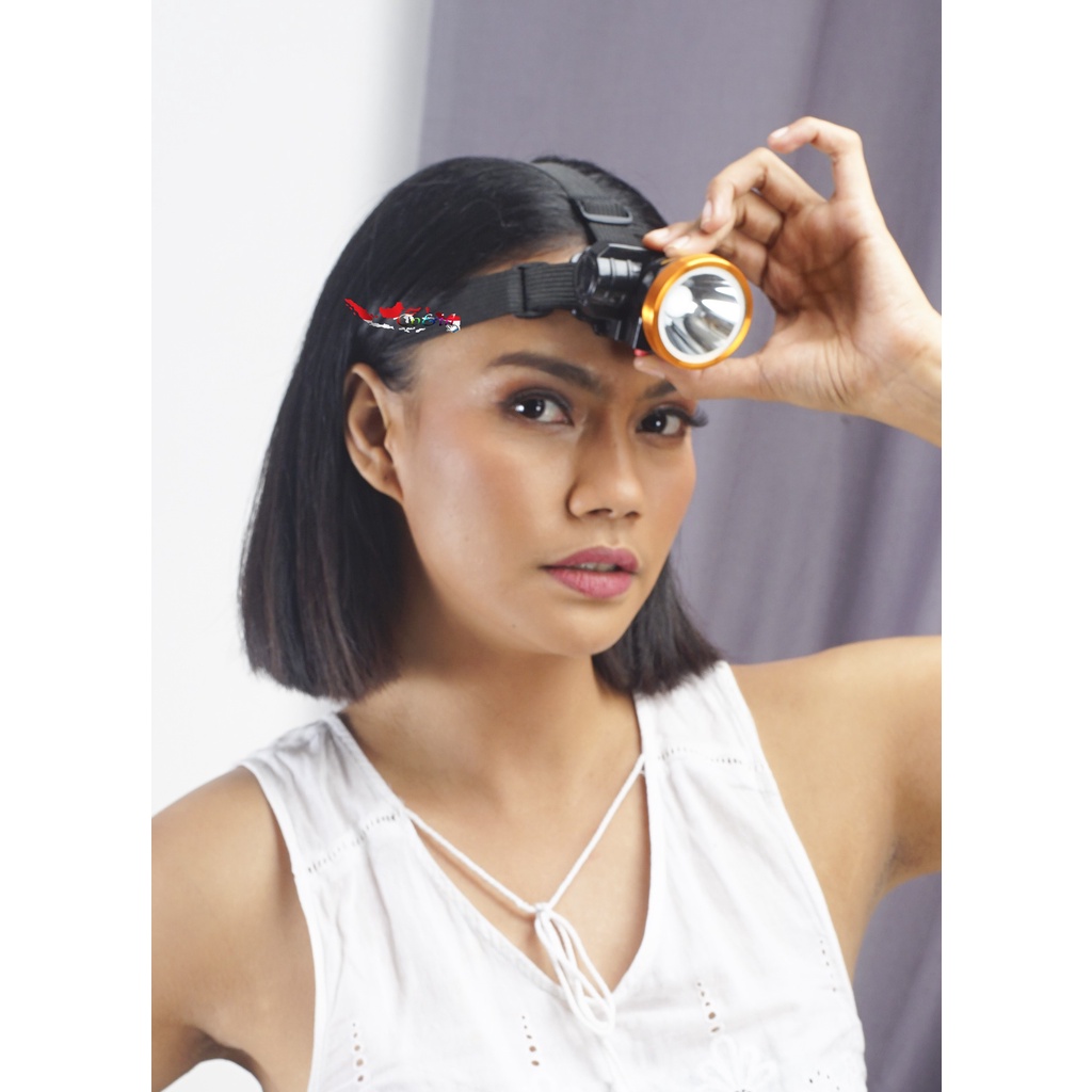 Jual SENTER KEPALA 30w Bergaransi Putih / Kuning HEAD LAMP 30W Senter ...