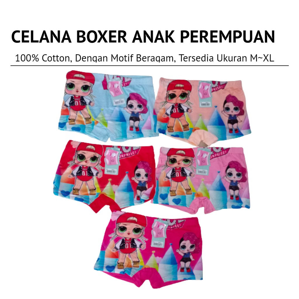 Jual [3pcs] Boxer Anak Cewek | Celana Pendek Anak Cewek | Celana Ketat ...