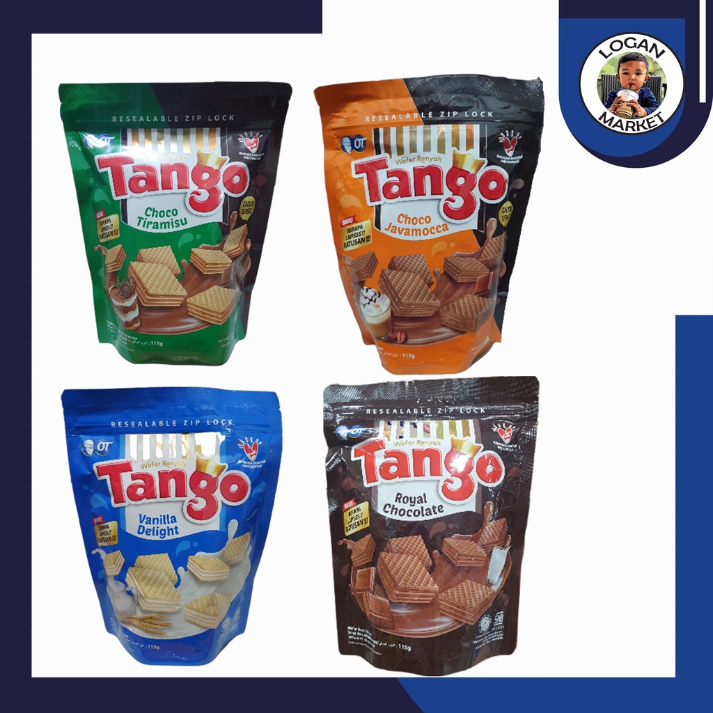 Jual Tango Wafer Pouch 100gr 100gram 100 gram Coklat Javamocca Tiramisu ...