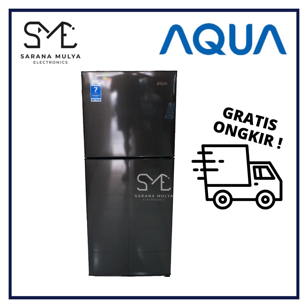 Jual Kulkas 2 Pintu [187L] AQUA AQR-D251 DS (FREE ONGKIR BDG AREA) | Shopee Indonesia