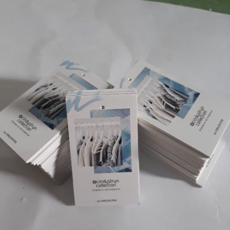 Jual hang tag ukuran 6x9 isi 100 pcs | Shopee Indonesia