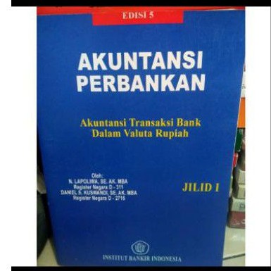 Jual Akuntansi Perbankan jilid 1 edisi 5 by Lapoliwa | Shopee Indonesia
