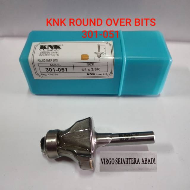 Jual ROUND OVER BITS KNK 301-051 MATA PROFIL ROUTER BITS KNK 301 - 051 | Shopee Indonesia