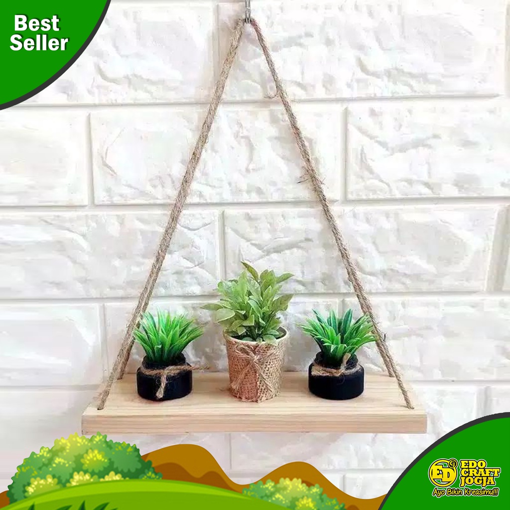 Jual Hambalan Dinding Kayu Tali 20cm Hambalan Tali Minimalis | Shopee ...