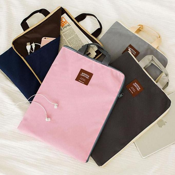 Jual PF10 MAP Iconic Solid color A4 Stationery File Folder Organizer ...