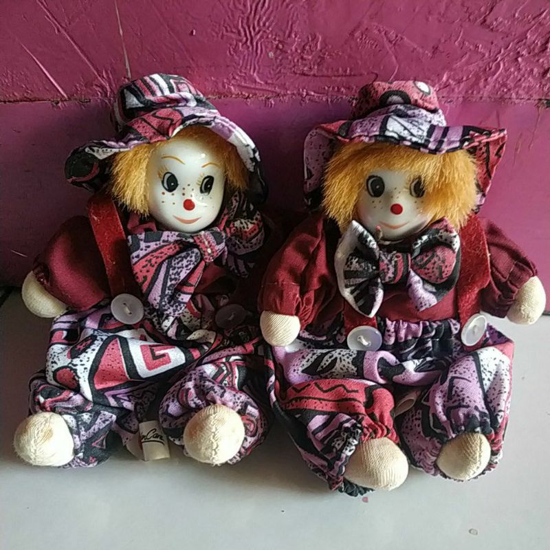 Jual boneka BADUT - REGENDY - ANABEL hidung segitiga lucu seram unik ...