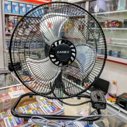 Jual Kipas angin besi 12 inch sanex 2 in1 kipas meja dan dinding SN 128 ...