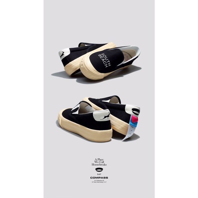 Jual [ORIGINAL] Compass Retrograde Low / Slip-On UNKL347 - Quarter of a ...
