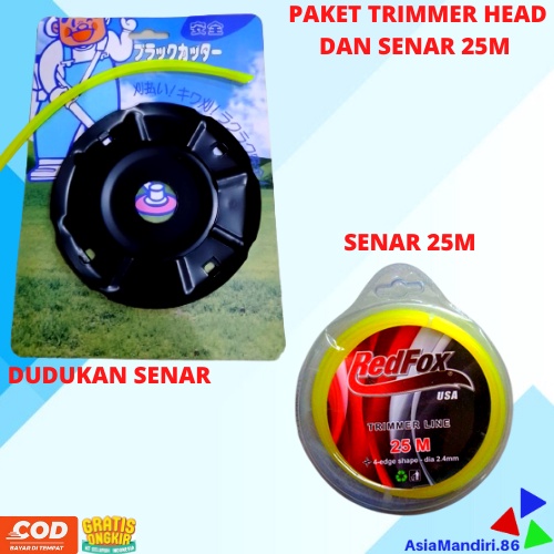 Jual MATA POTONG RUMPUT / TRIMER HEAD / SENAR POTONG RUMPUT / MATA ...