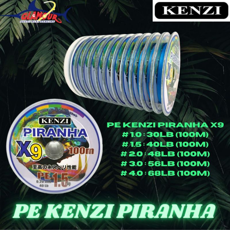 Jual BENANG PANCING / PENANG PE / SENAR PE / TALI PE / PE PIRANHA X9 KENZI(connecting) | Shopee ...